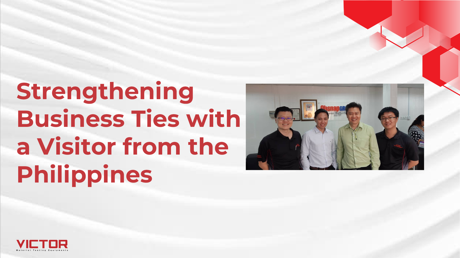 Victor Manufacturing Expands to the Philippines: Strengthening Business ...